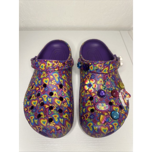 CROCS | Shoes | Lisa Frank Crocs Classic Clogs Womens 9 Mens 7 Wneon ...